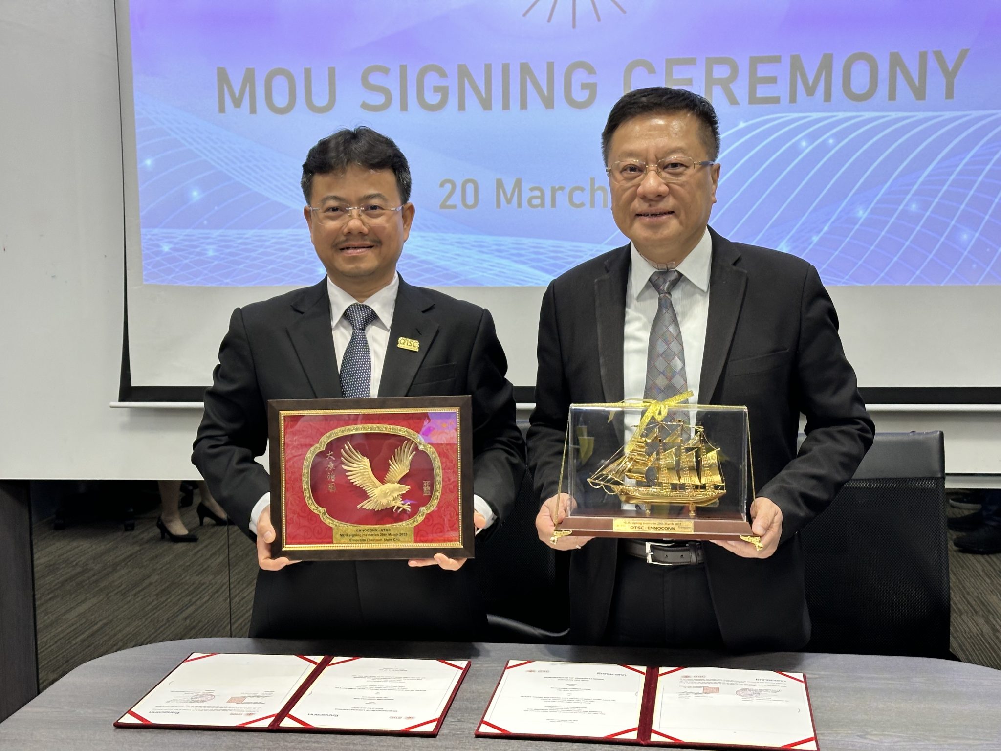 Ennoconn and QTSC signed a strategic cooperation agreement to develop ...